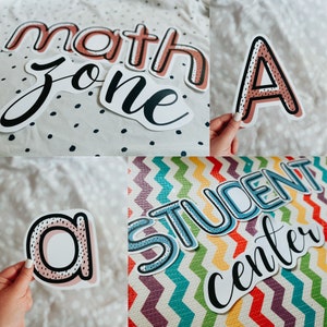 EDITABLE Modern Classroom Banner Letters Full Alphabet | Printable ...