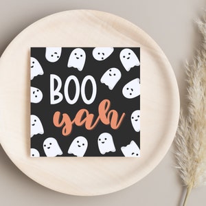 PRINTABLE Boo Yah Gift Tag | Printable Gift Tag | Halloween Tag | Boo ...
