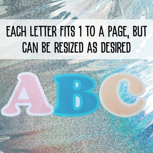 EDITABLE Retro Classroom Banner Letters Full Alphabet | Classroom ...