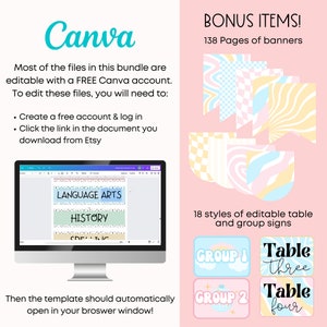 Sweet & Groovy Classroom Decor Bundle | Printable Classroom Posters ...