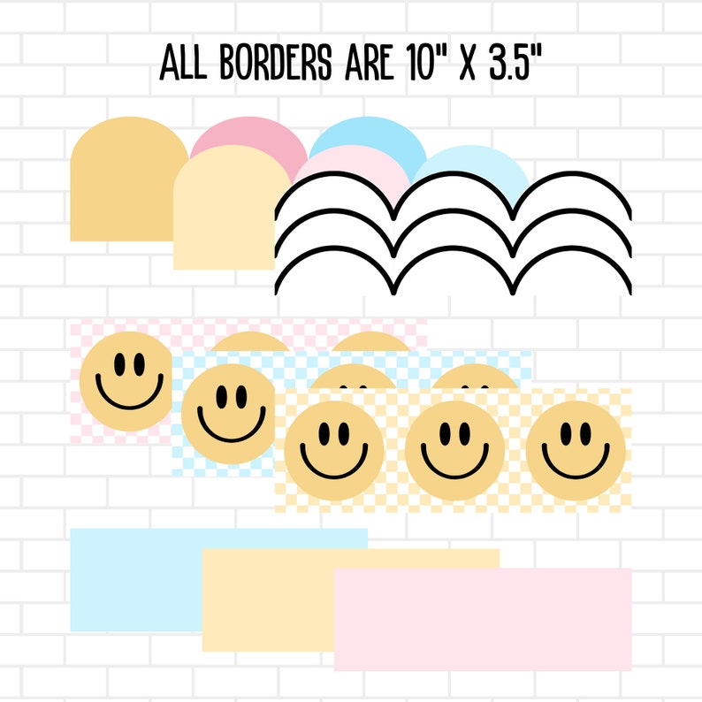EDITABLE Bulletin Board Borders | Sweet & Groovy | Printable Classroom ...
