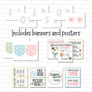 EDITABLE Flower Shop Dramatic Play Kit | Spring Activity | Preschool ...