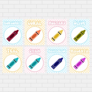 EDITABLE Color Poster Pack | Modern Colorful | Bulletin Board Posters ...