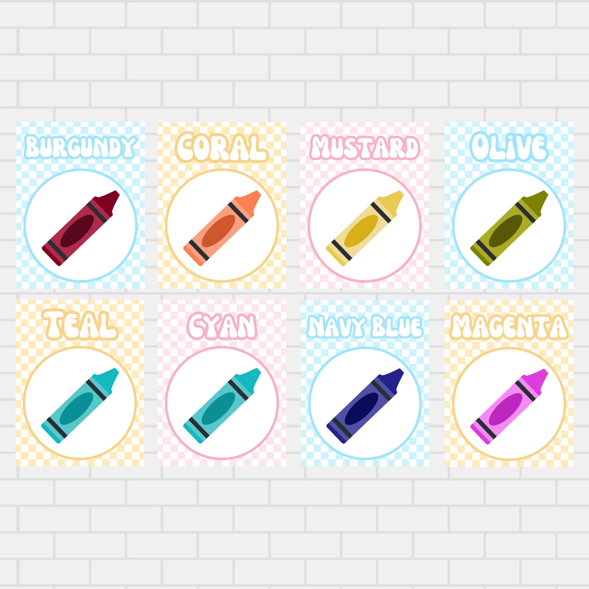 EDITABLE Color Poster Pack | Modern Colorful | Bulletin Board Posters ...