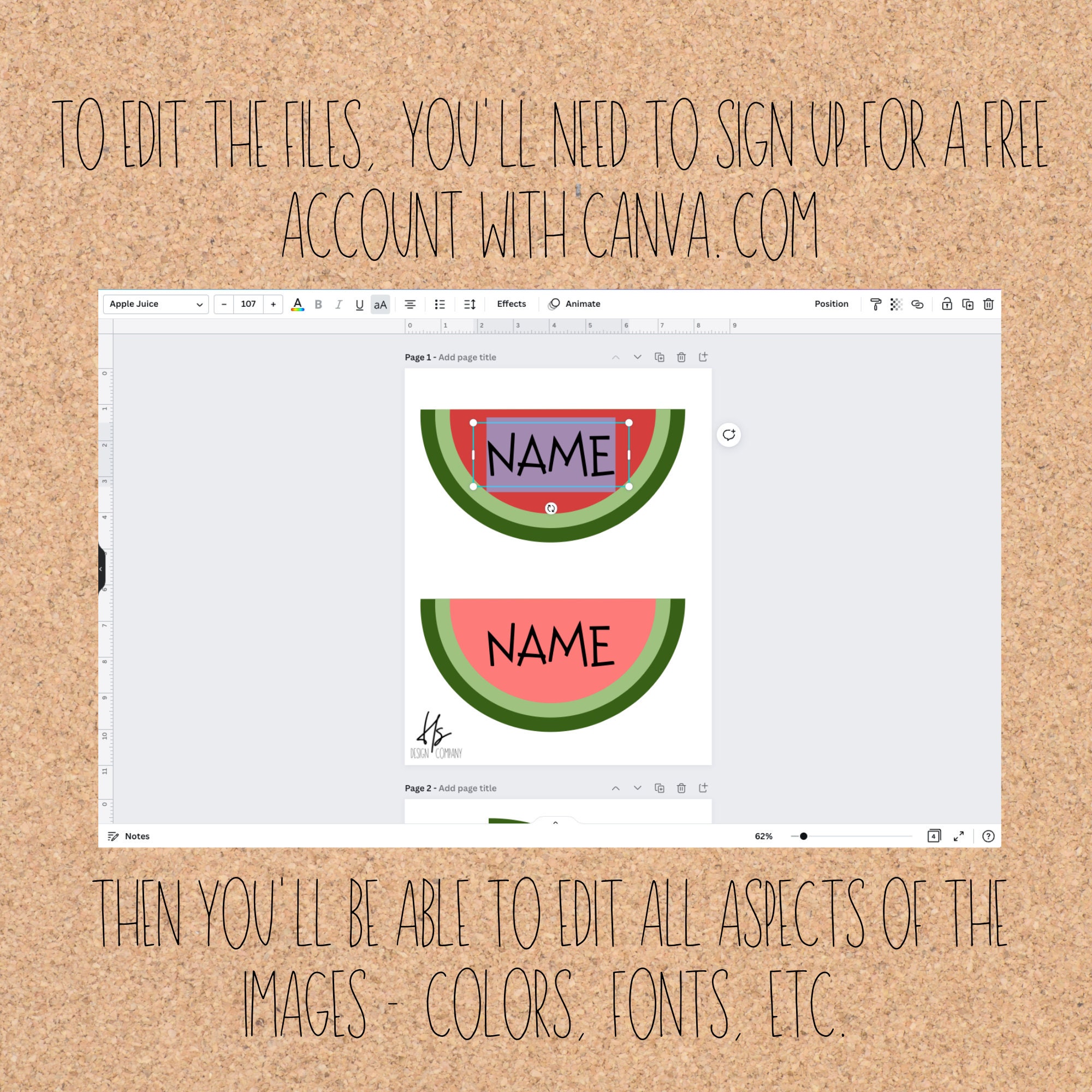 PRINTABLE We Are One in A Melon Bulletin Board Kit End of - Etsy