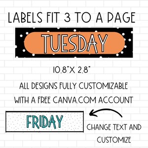 EDITABLE Rolling Cart Labels | Spotty Rainbow | Teacher Cart Printable ...
