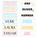 EDITABLE Name Tags | Sweet Groovy | Printable Classroom Name Tags ...