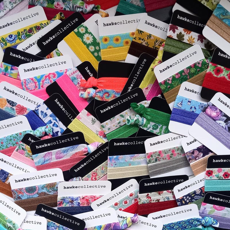 Hair Ties With Designs - Etsy UK