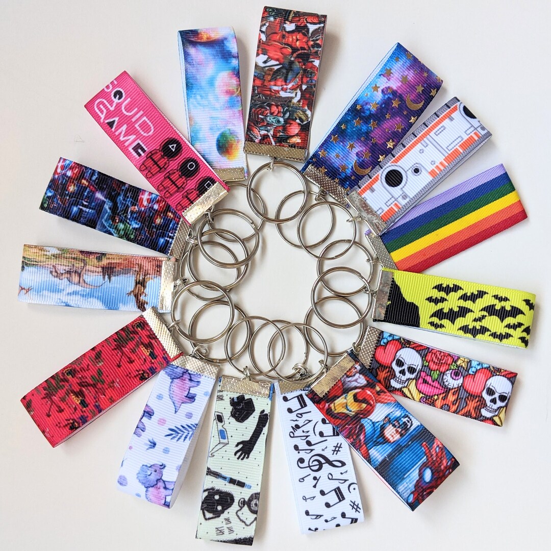 Nerdy Keyrings - Variety of Designs - Etsy