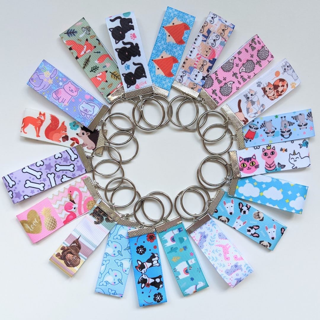 Cute Animal Keyrings - Various Designs - Etsy