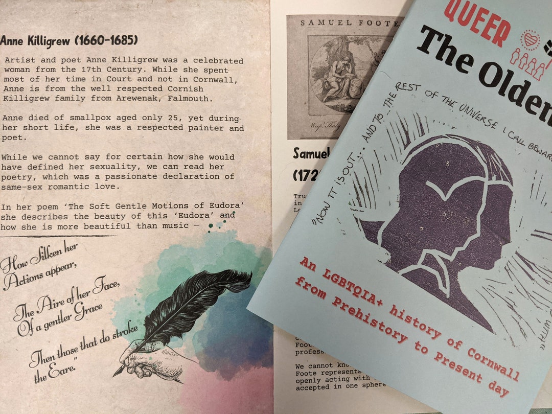 Queer Kernow Zine - the Olden Gays - Cornish LGBT History - Etsy