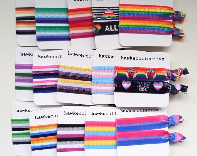 Bi Pride Bobby Pins, Bisexual Pride Flag Accessories, Colorful Glitter ...