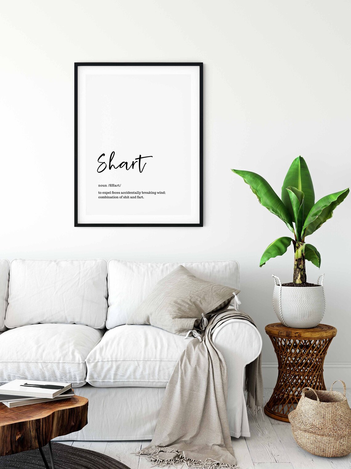 Shart Definition Printable Bathroom Decor Instant Digital Download Wall ...