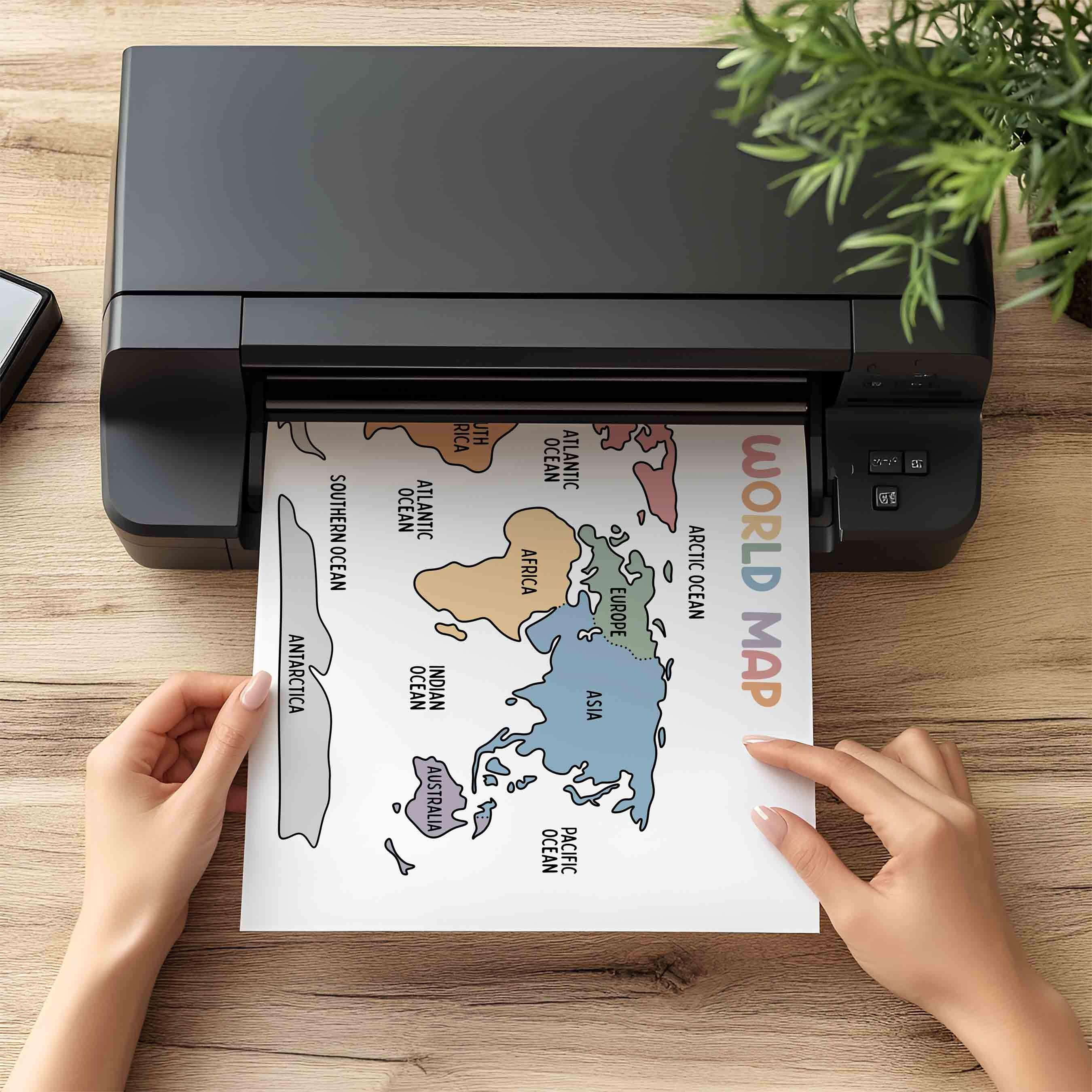 World Map Poster for Kids (digital Download) Classroom Decor - Etsy