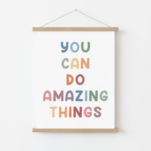 You Can Do Amazing Things Poster | Therapy Poster | Self Regulation ...
