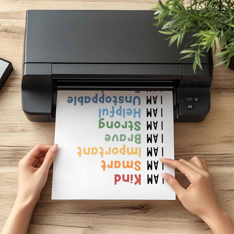 I Am Kind Poster, BRIGHT Colors (digital Download) Mental Health ...