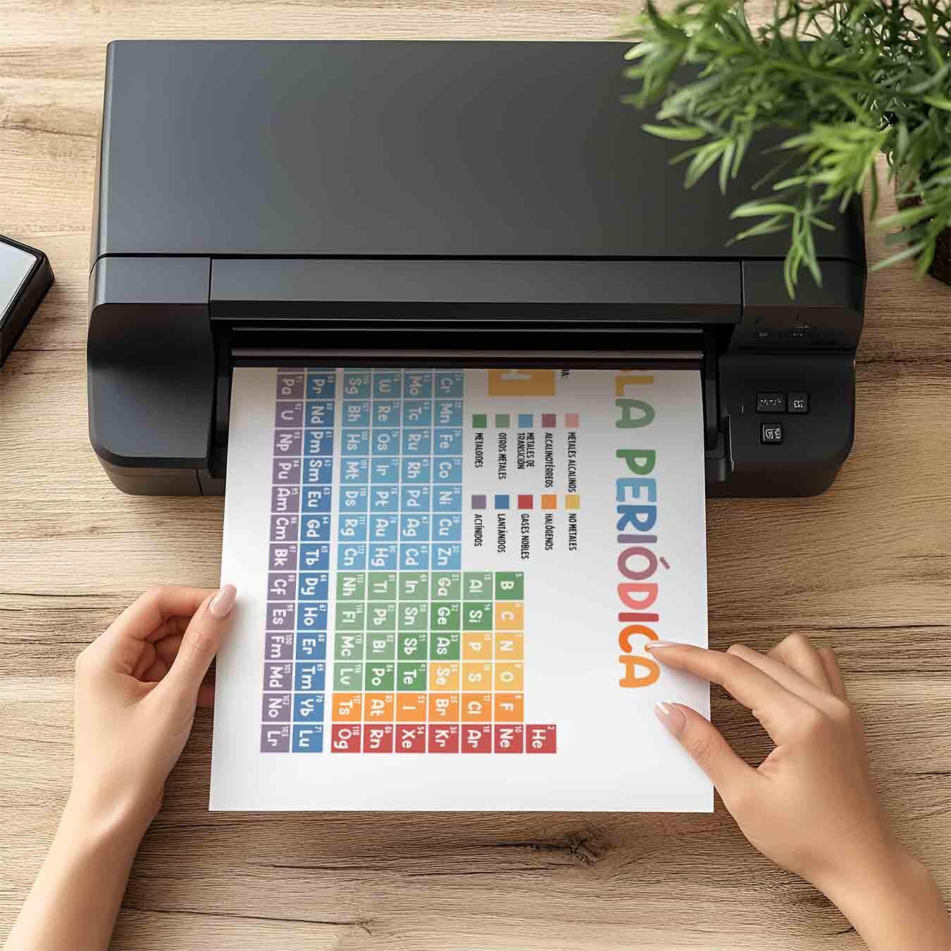 Tabla Periodica, Periodic Table Poster BRIGHT (digital Download ...