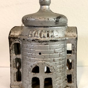 Antique C. 1905-1934 A.C. Williams Smallest Size Cast Iron "presto Bank ...