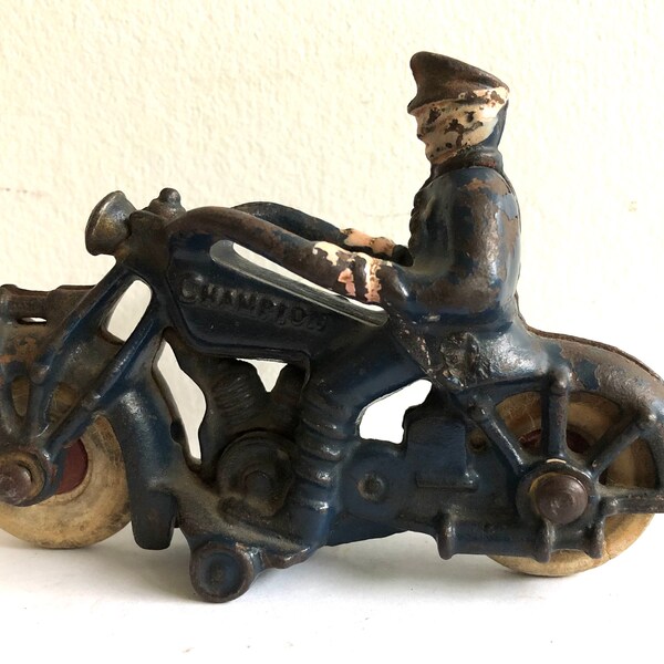 Cast Iron Motorcycle - Etsy