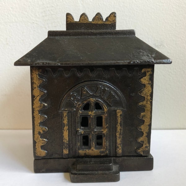 Cast Iron Still Bank Building - Etsy