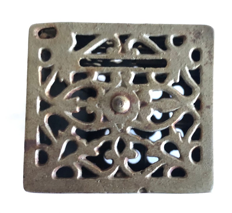 RARE Cast Iron & Steel daisy Key Lock Safe Bank - Etsy