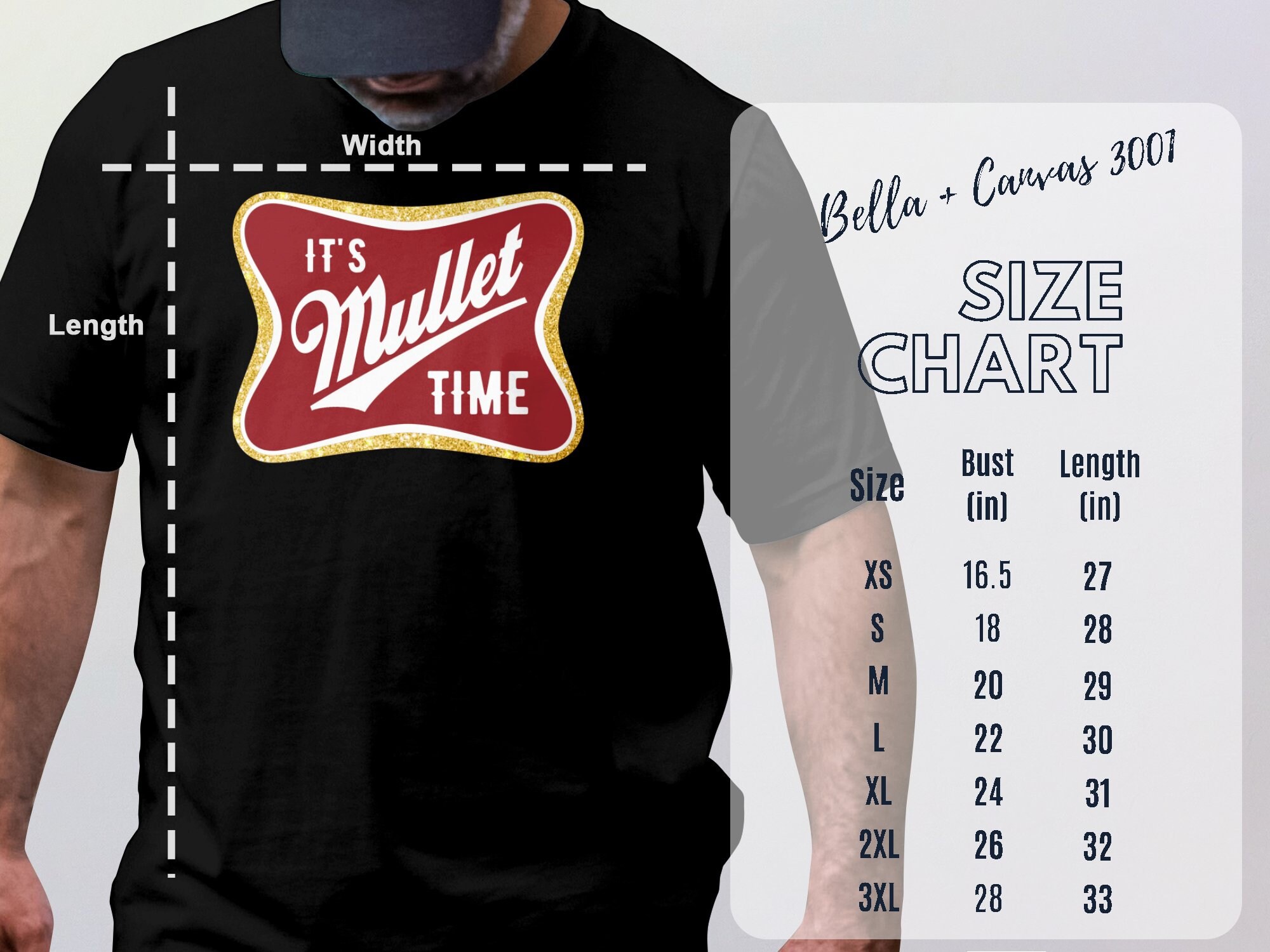 Mullet Shirt, It's Mullet Time T-shirt, Ships Next Day, Vintage ...