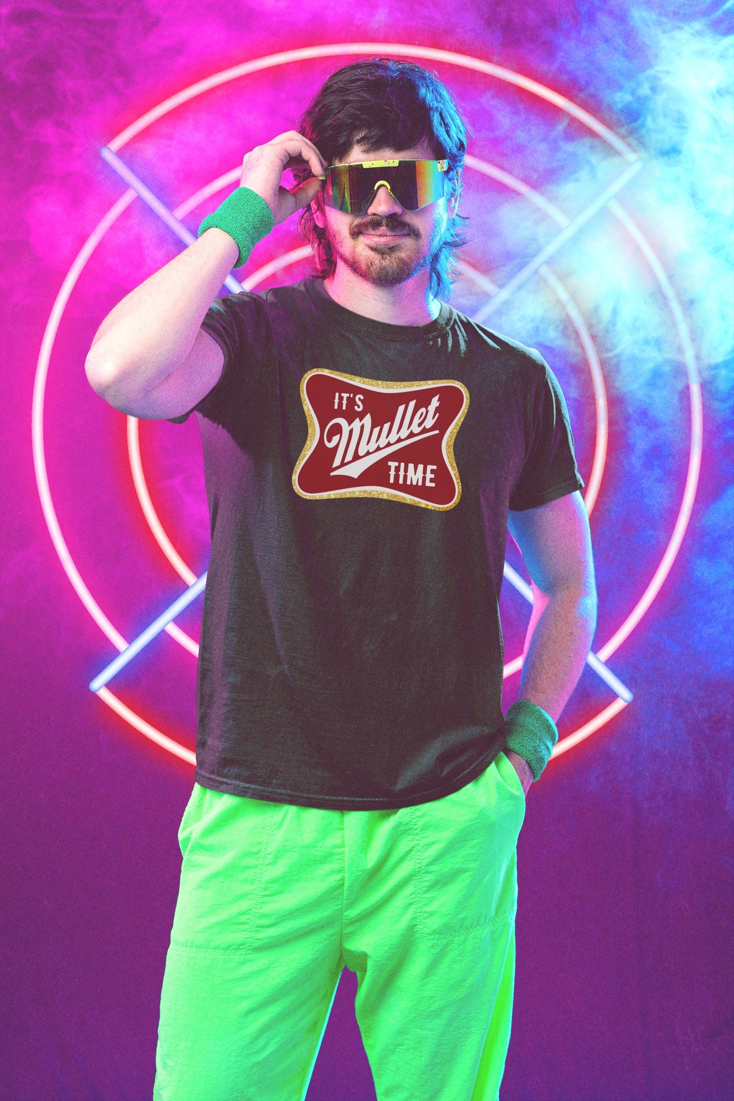 Mullet Shirt, It's Mullet Time T-shirt, Ships Next Day, Vintage ...