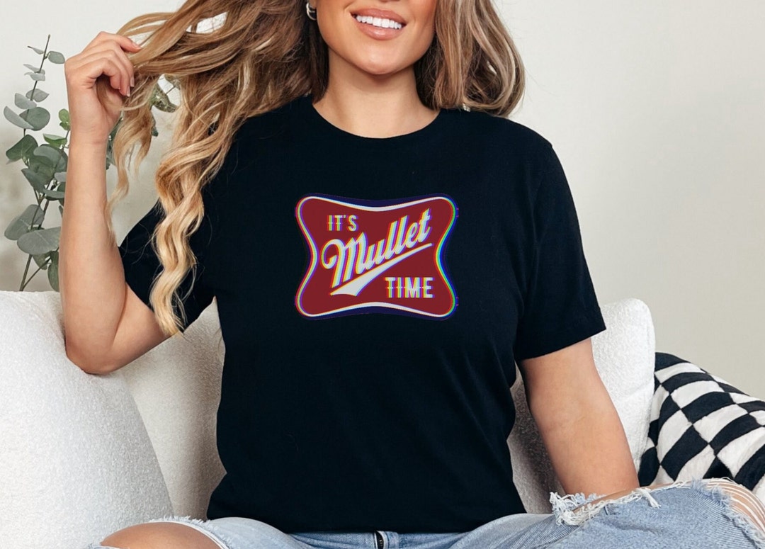 It's Mullet Time Shirt, Ships Next Day, Vintage Mullets T-shirt ...
