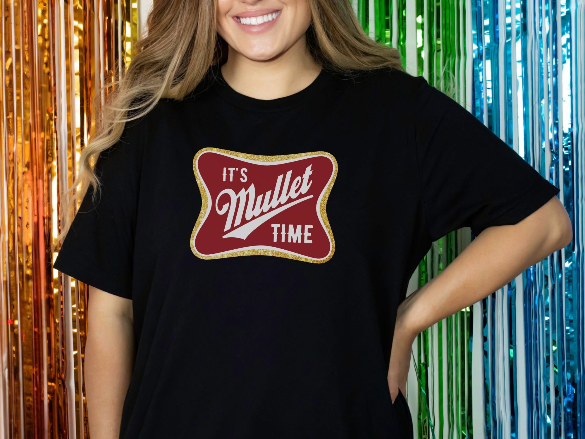 Mullet Shirt, It's Mullet Time T-shirt, Ships Next Day, Vintage ...