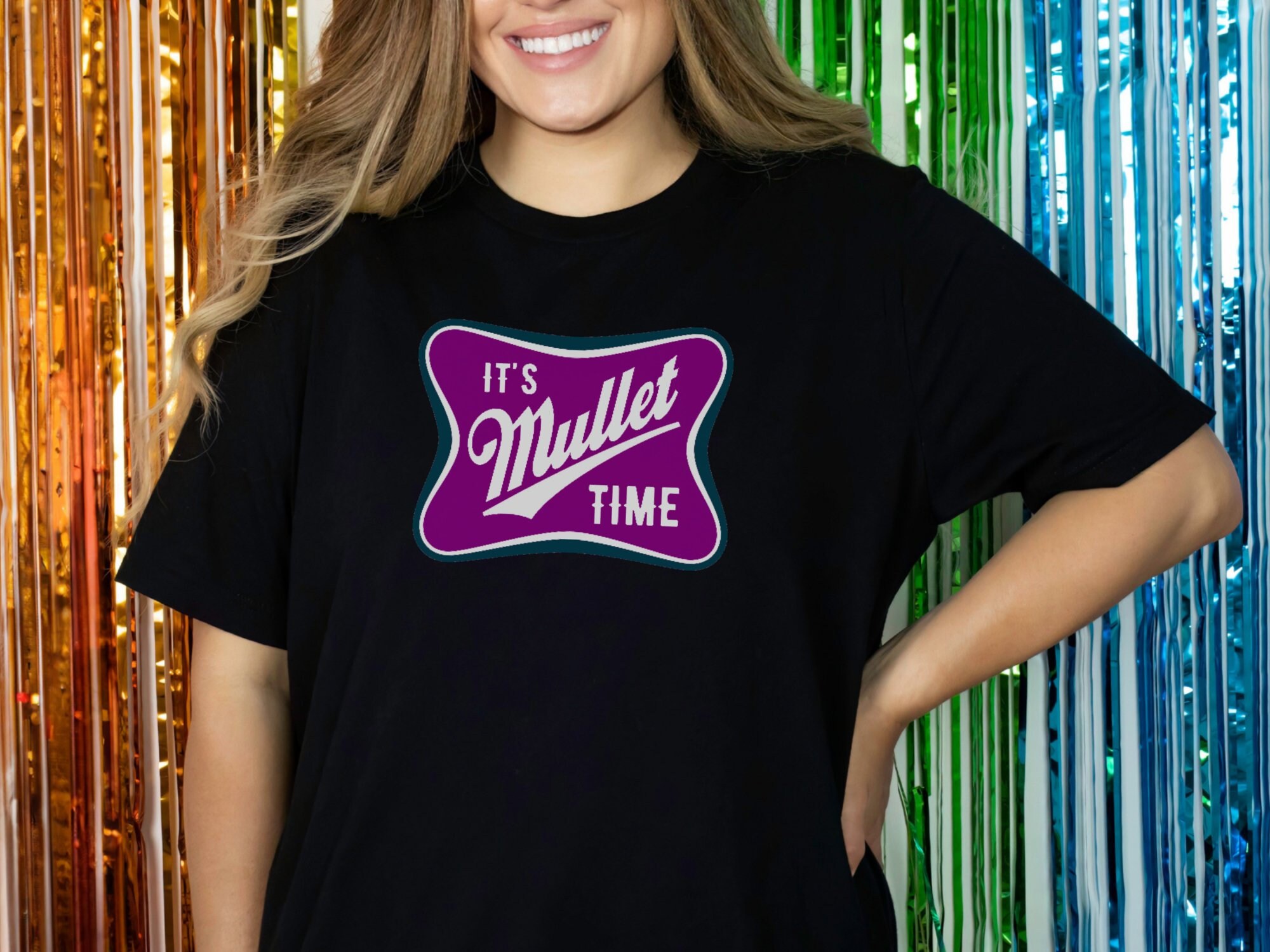 It's Mullet Time Shirt, Ships Next Day, Vintage Mullets T-shirt ...