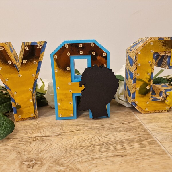 African Print Letters - Etsy