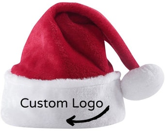 Custom Santa Hat Logo - Etsy