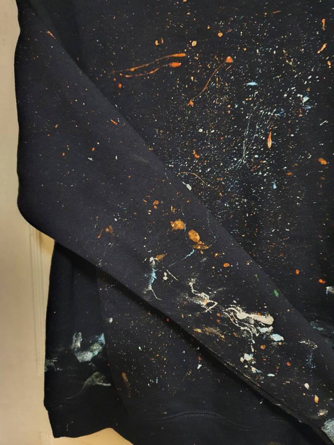 Custom Painted Sweatshirt *splatter* Clothing Art - Etsy