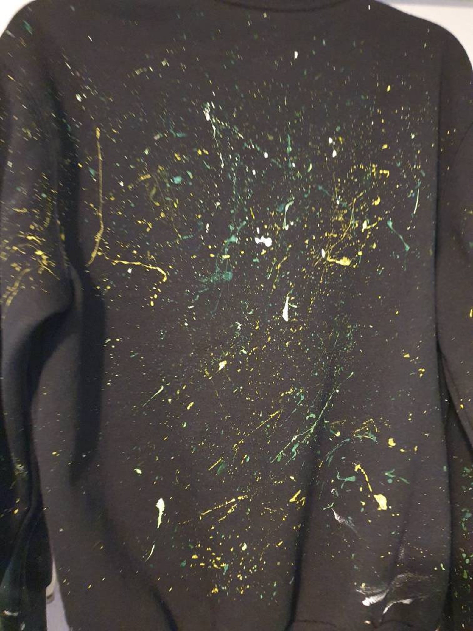 Custom Painted Sweatshirt *splatter* Clothing Art - Etsy