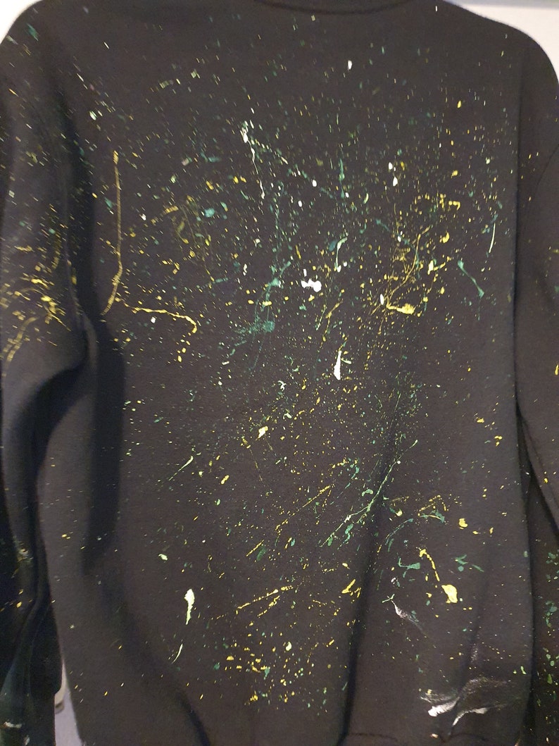 Paint Splatter Sweatshirt ***one of a Kind*** - Etsy