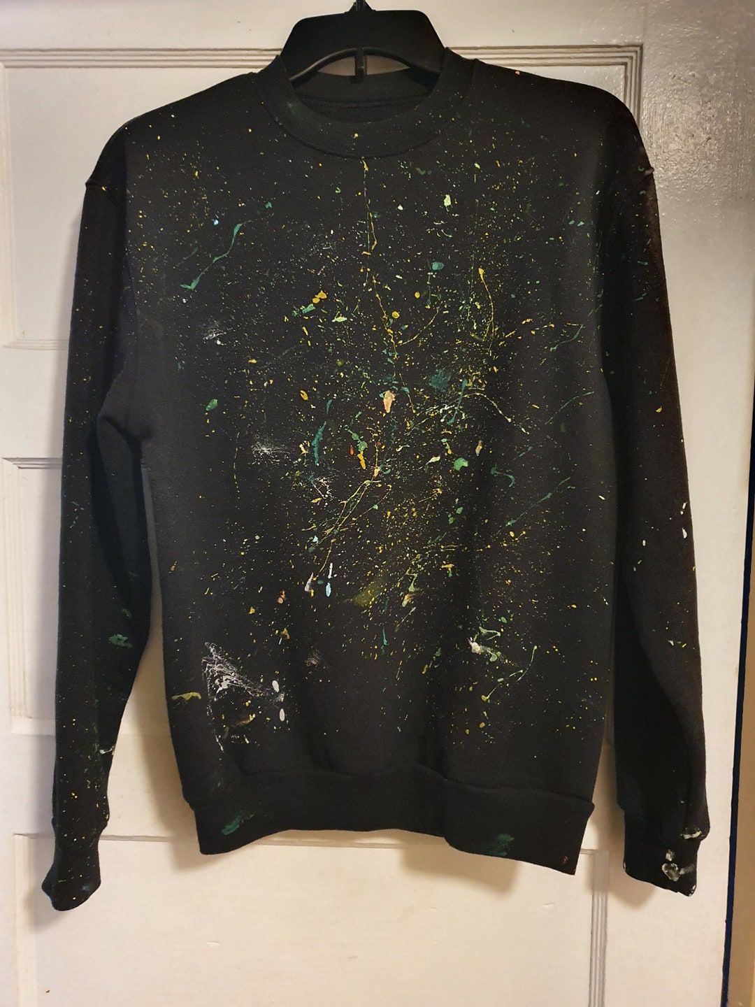 Paint Splatter Sweatshirt ***one of a Kind*** - Etsy
