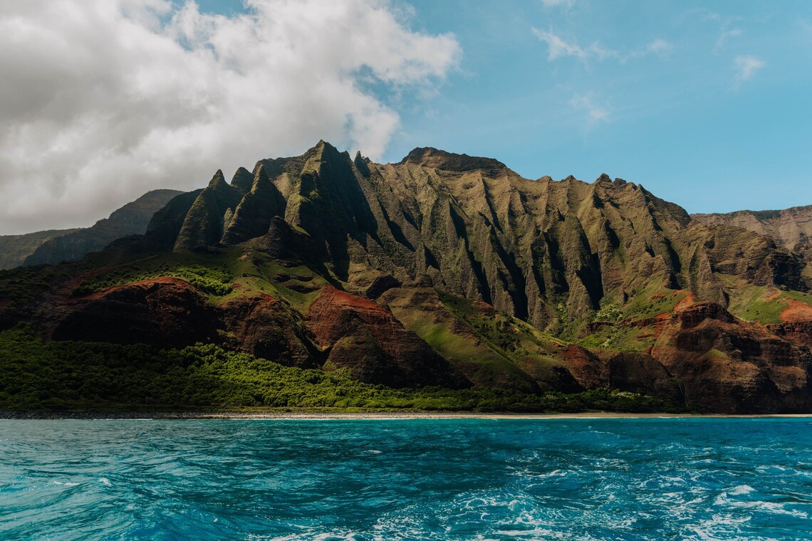 Framed Original Art Work: Na Pali Coast, Kauai Hawaii - Etsy