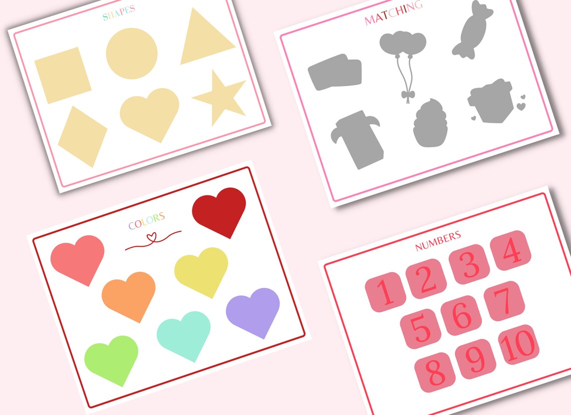 Toddler Busy Book Printable Learning Binder Preschool Learning Binder ...