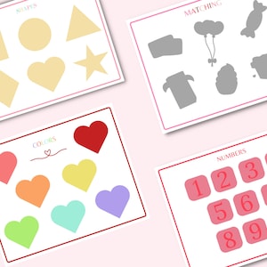 Toddler Busy Book Printable Learning Binder Preschool Learning Binder ...