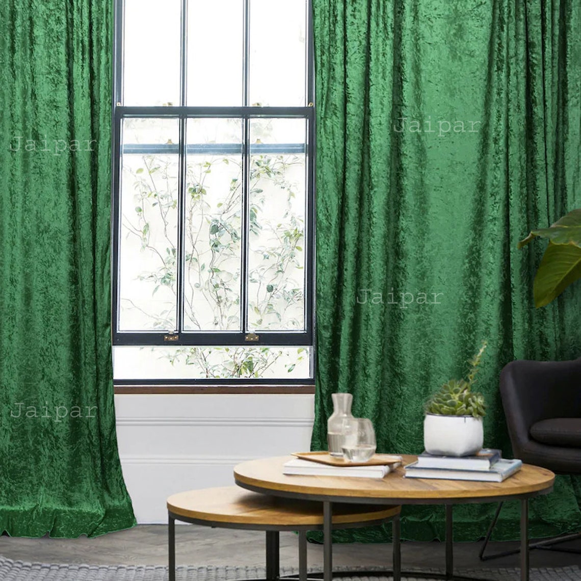 Emerald Green Velvet Curtain Drapes Velvet Curtain Panels - Etsy