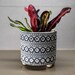 Swirl and Geometric Design Plant Flower Pot - Etsy