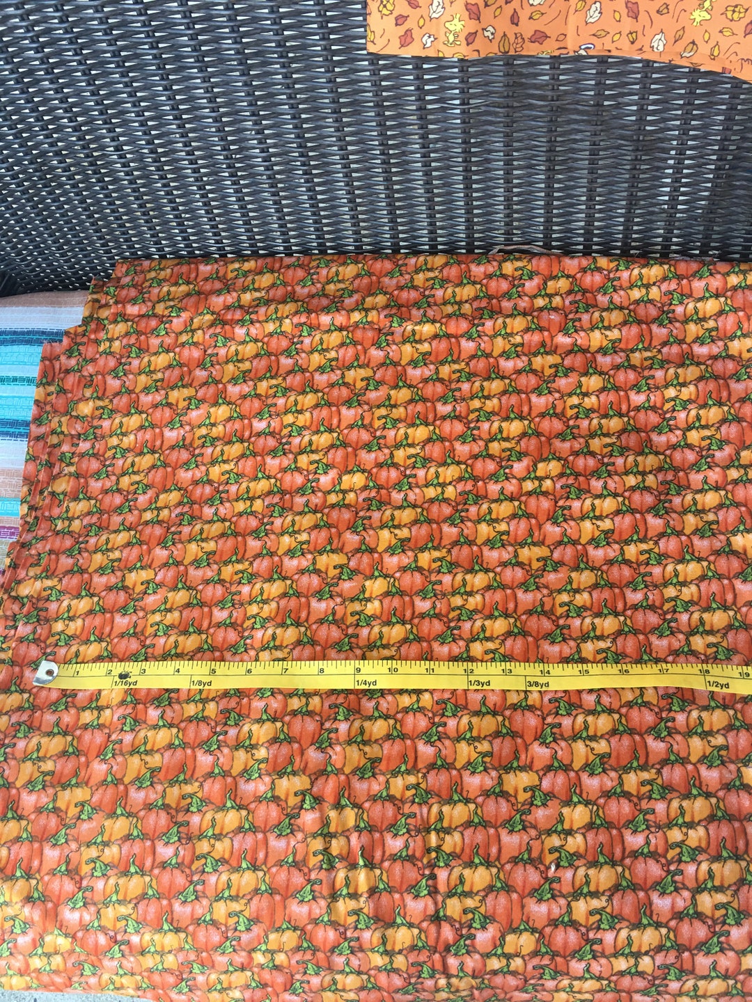 Packed Pumpkins Cotton Fabric Price for 44”x18” - Etsy