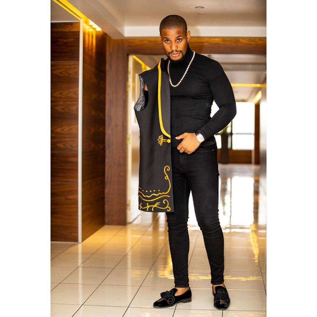 African Men Suit Made for the Classic Man, With Elegant Gold Embroidery ...