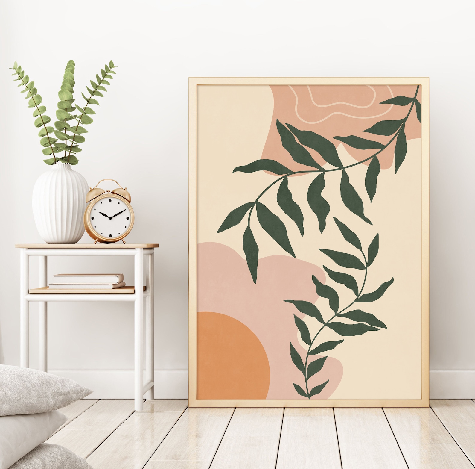 Boho Plant Art Print Botanical Poster Modern Wall Decor | Etsy