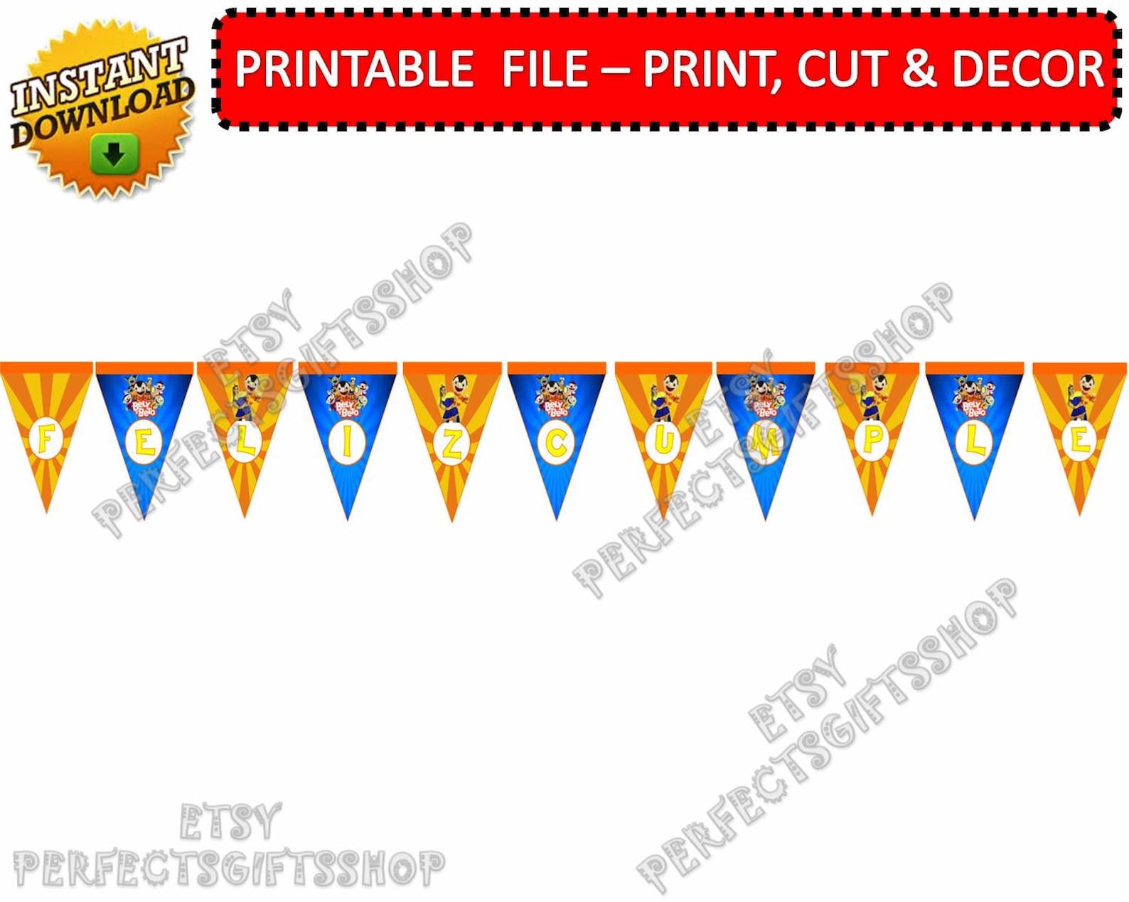 Bely Y Beto DIGITAL Printable Birthday Party Kit Party Supplies - Party ...