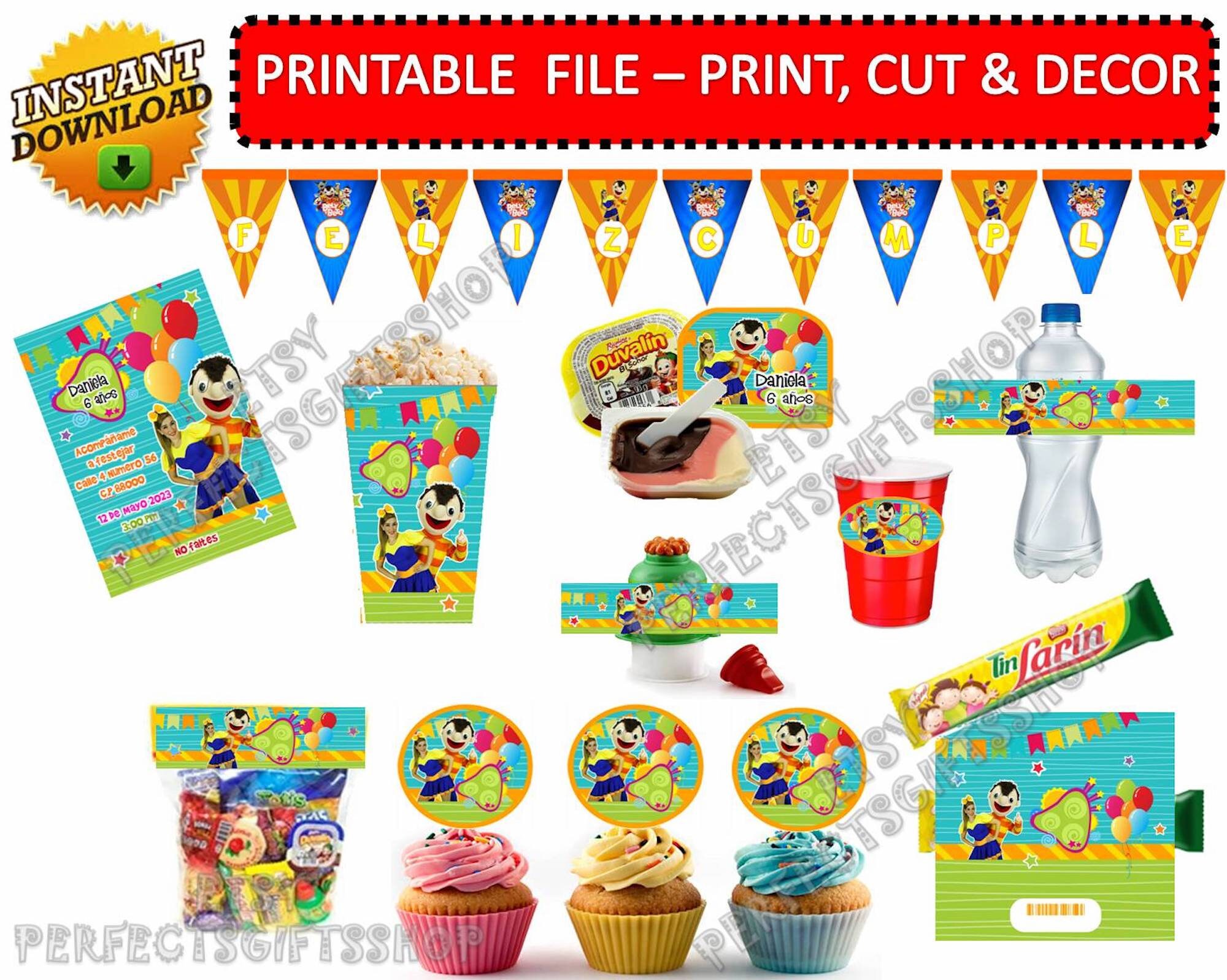 Bely Y Beto DIGITAL Printable Birthday Party Kit Party Supplies - Party ...