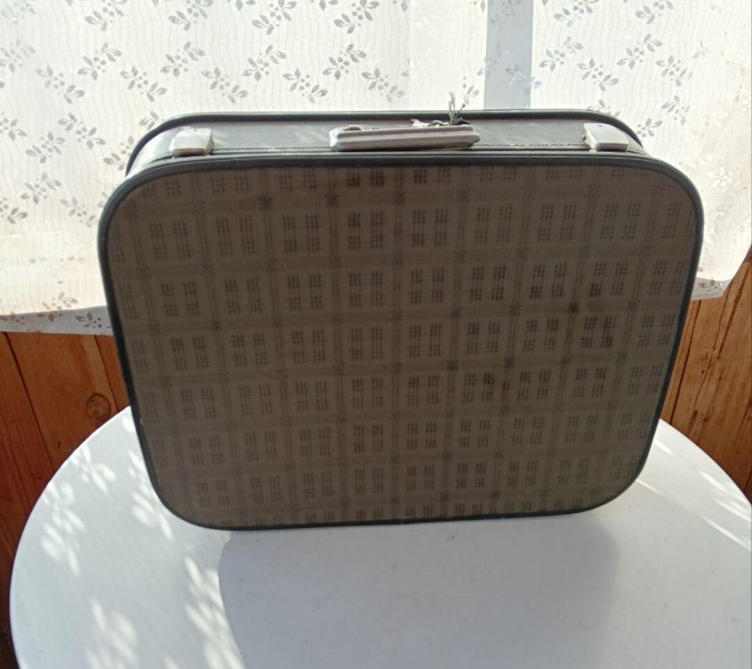 Soviet Suitcase Antique Red Suitcase Vintage Travel Bag Vintage USSR ...