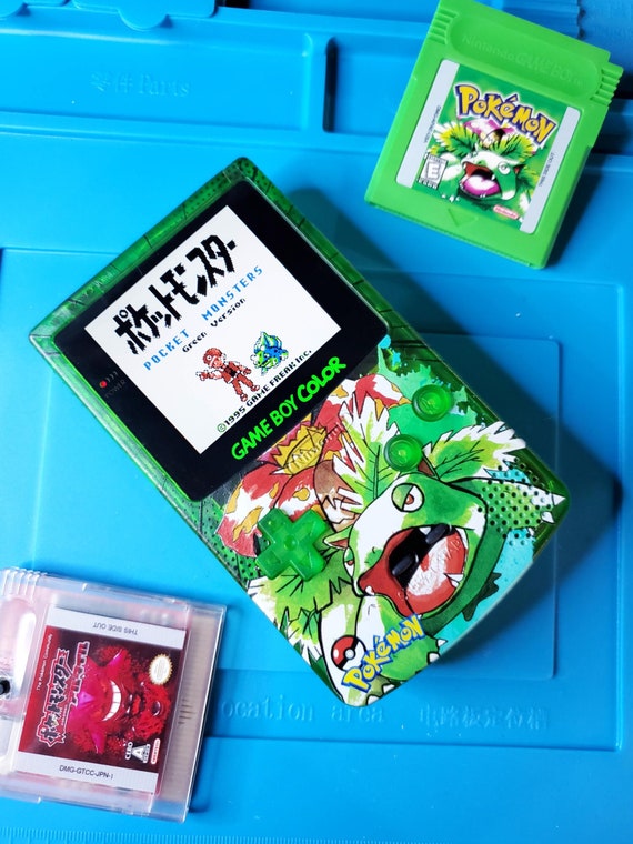 Green Venusaur Style Gameboy Color With Laminated Q5 Display - Etsy