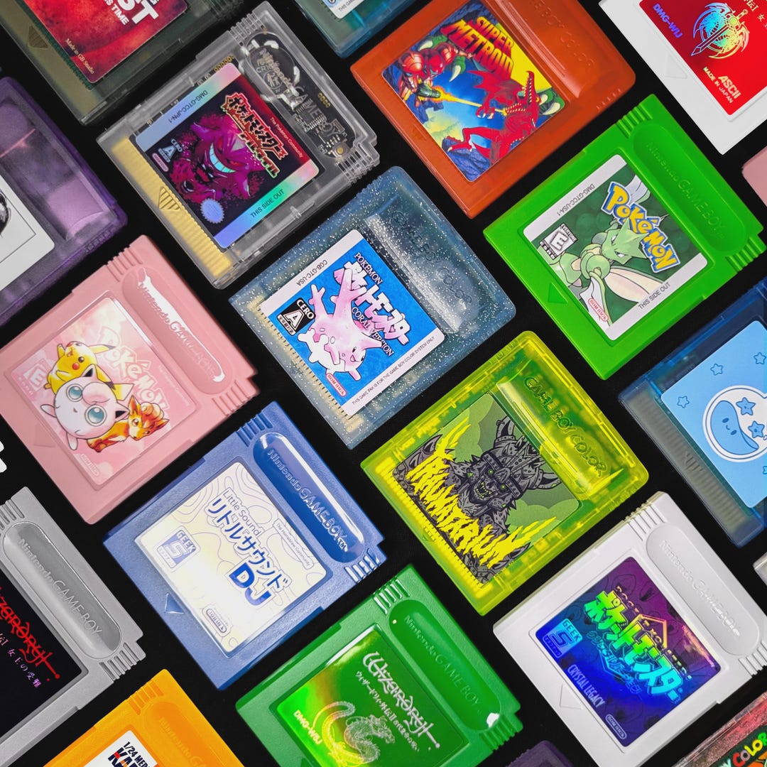 Gameboy Customized Cartridge Labels - Etsy