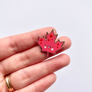 Canadian Red Maple Leaf Enamel Pin, Board Filler Pins - Etsy Canada